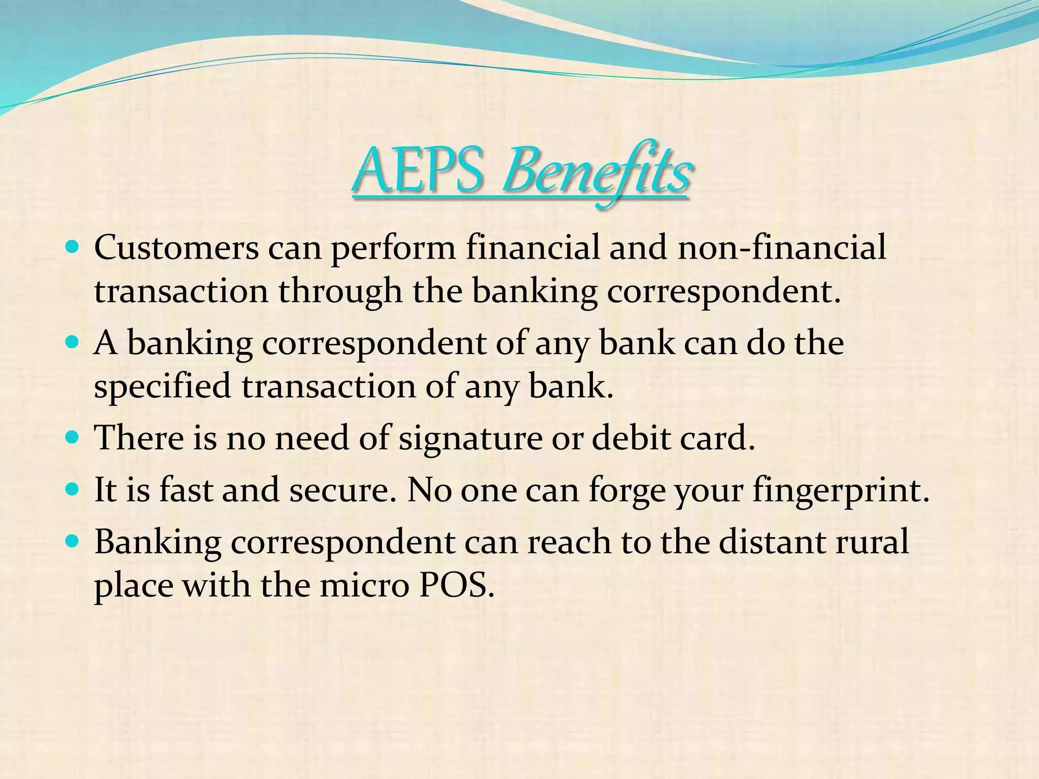 Aadhaar Enable Payment System | PPTX