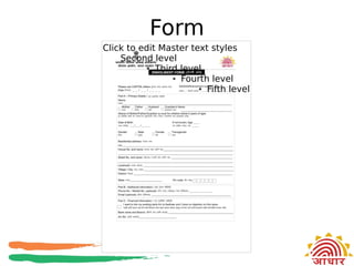Aadhaar enrollment process english 2 | PDF