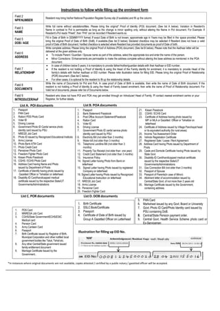 Aadhaar enrolment correction_form_version_2.1 | PDF | Credit Cards ...