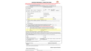 Aadhaar Identity North Presentation | PDF