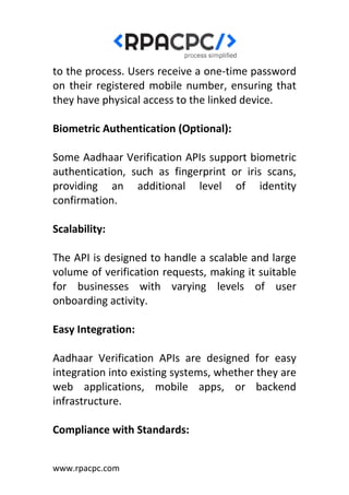 Aadhaar Verification API for Seamless User Onboarding.docx
