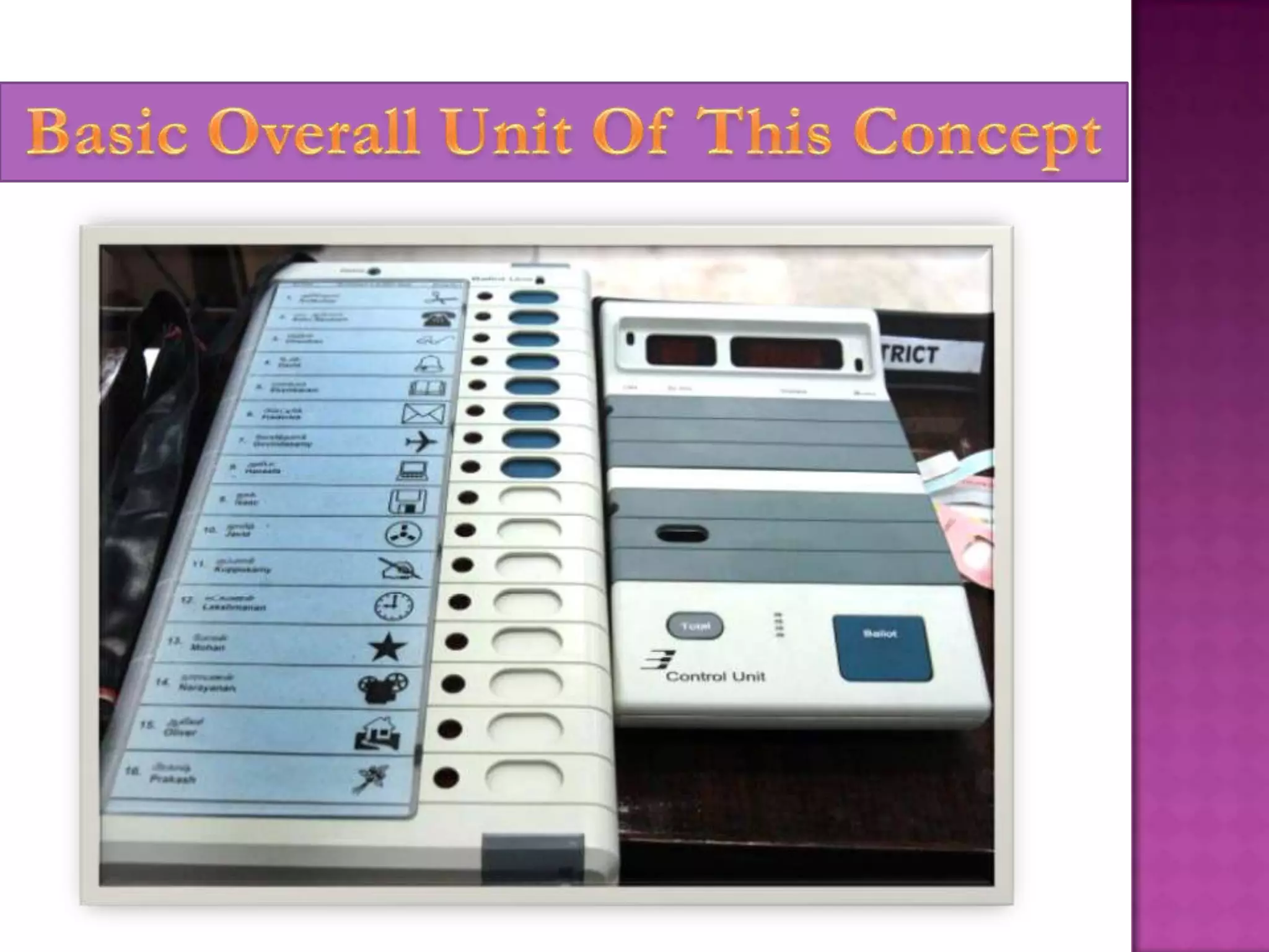 Aadhar based voting system | PPTX