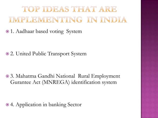 Aadhar based voting system | PPTX | Technology & Computing