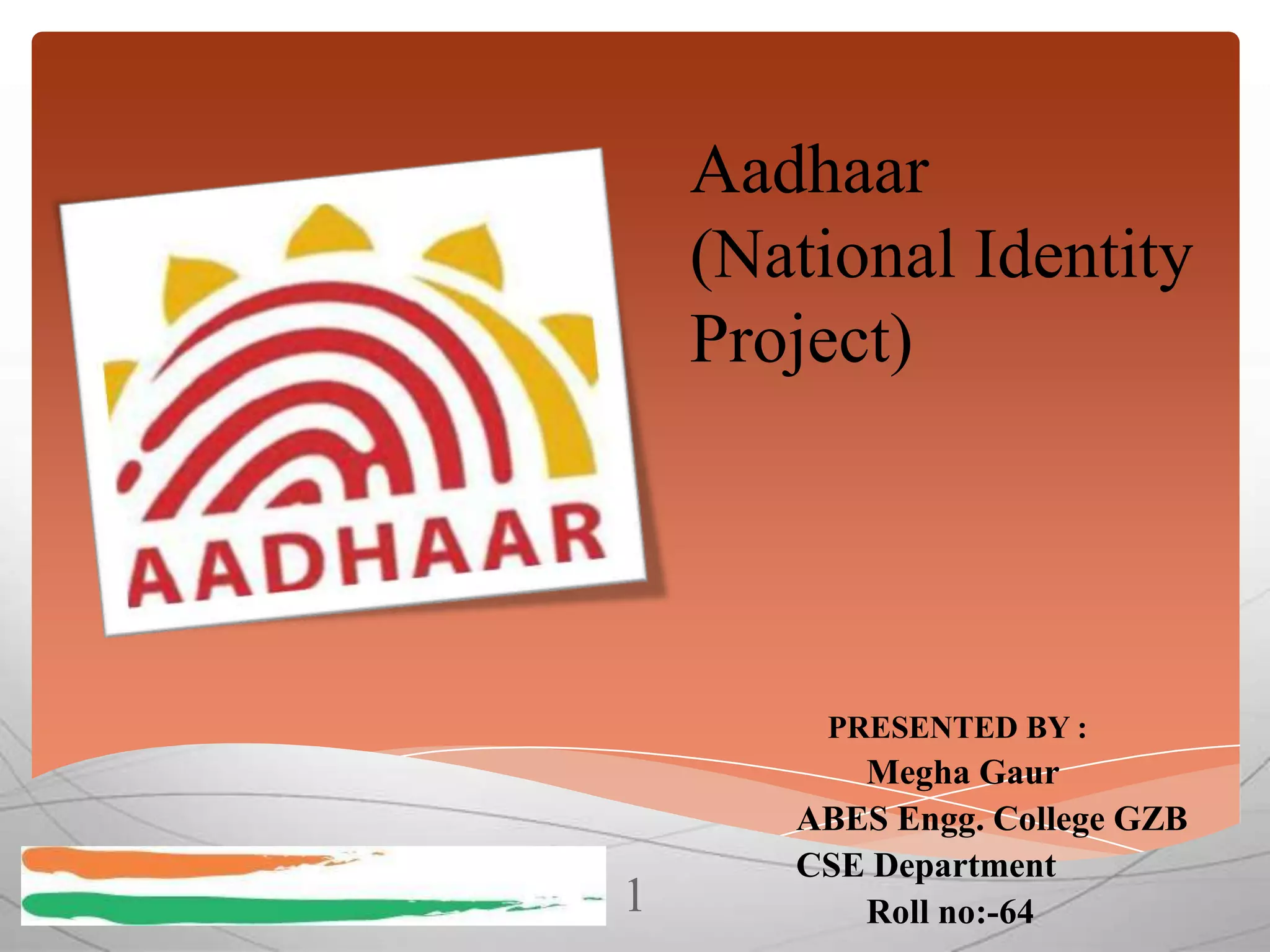 Aadhar card | PPT