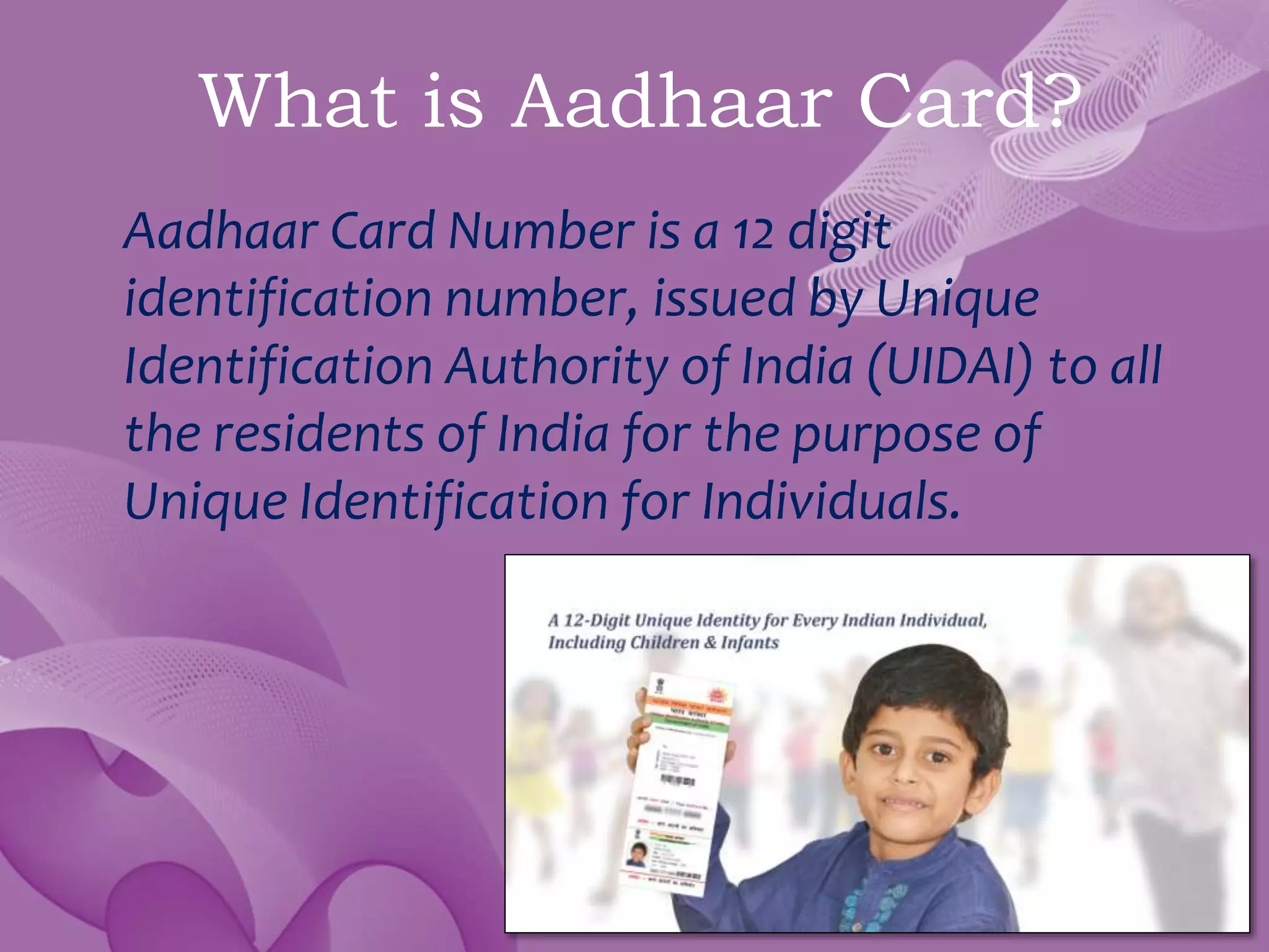 Aadhar card | PPTX | Internet Safety | Parenting