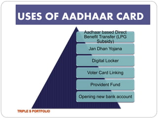 Aadhar card | PPTX
