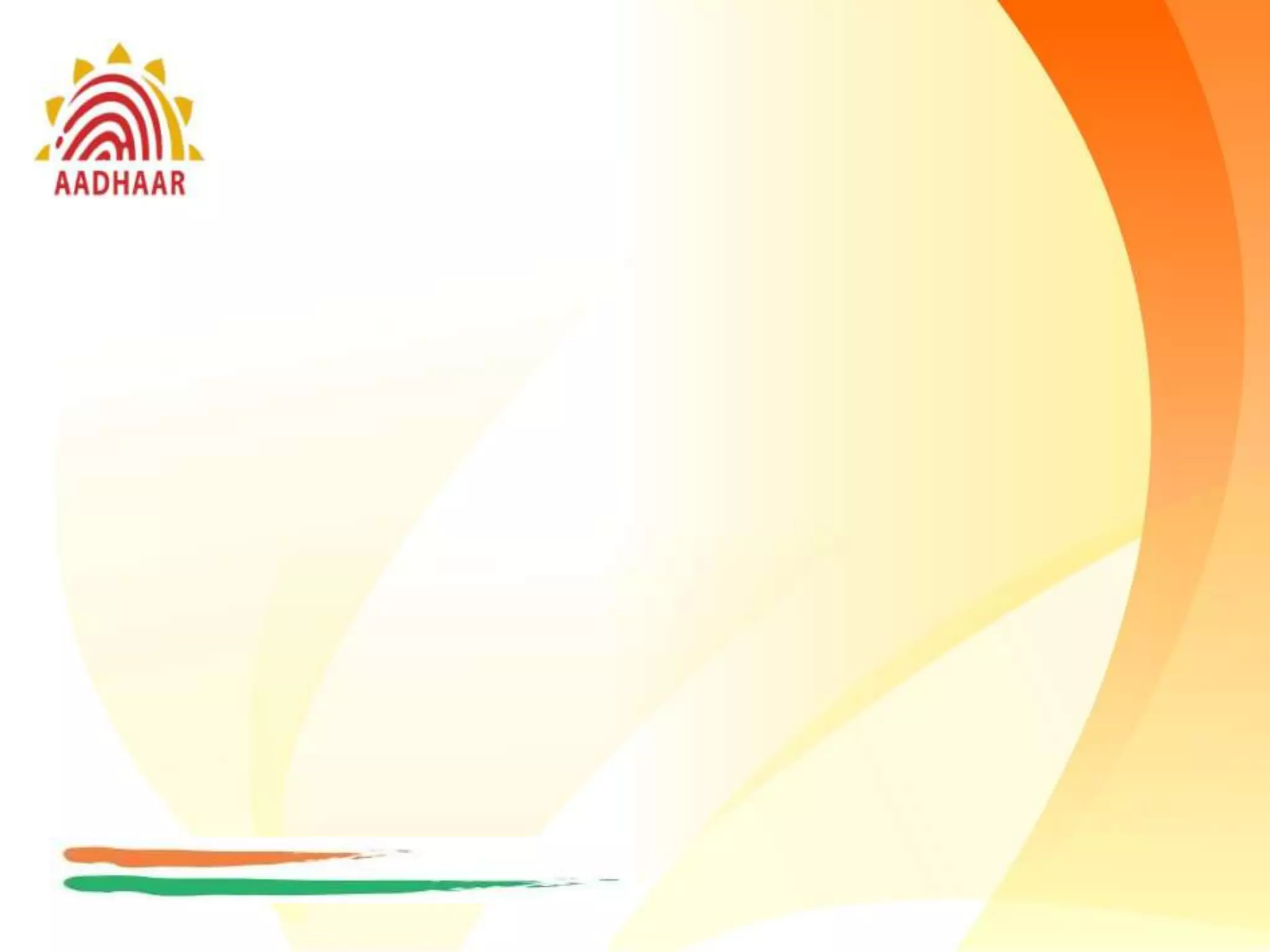 Aadhar card ppt | PPTX