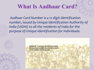 Aadhar card number | PPTX