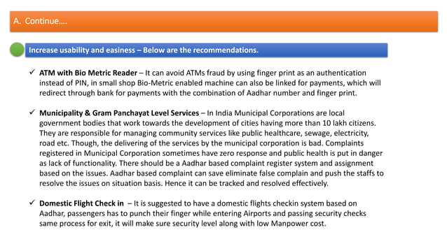 A dillema With Adhaar | PPT
