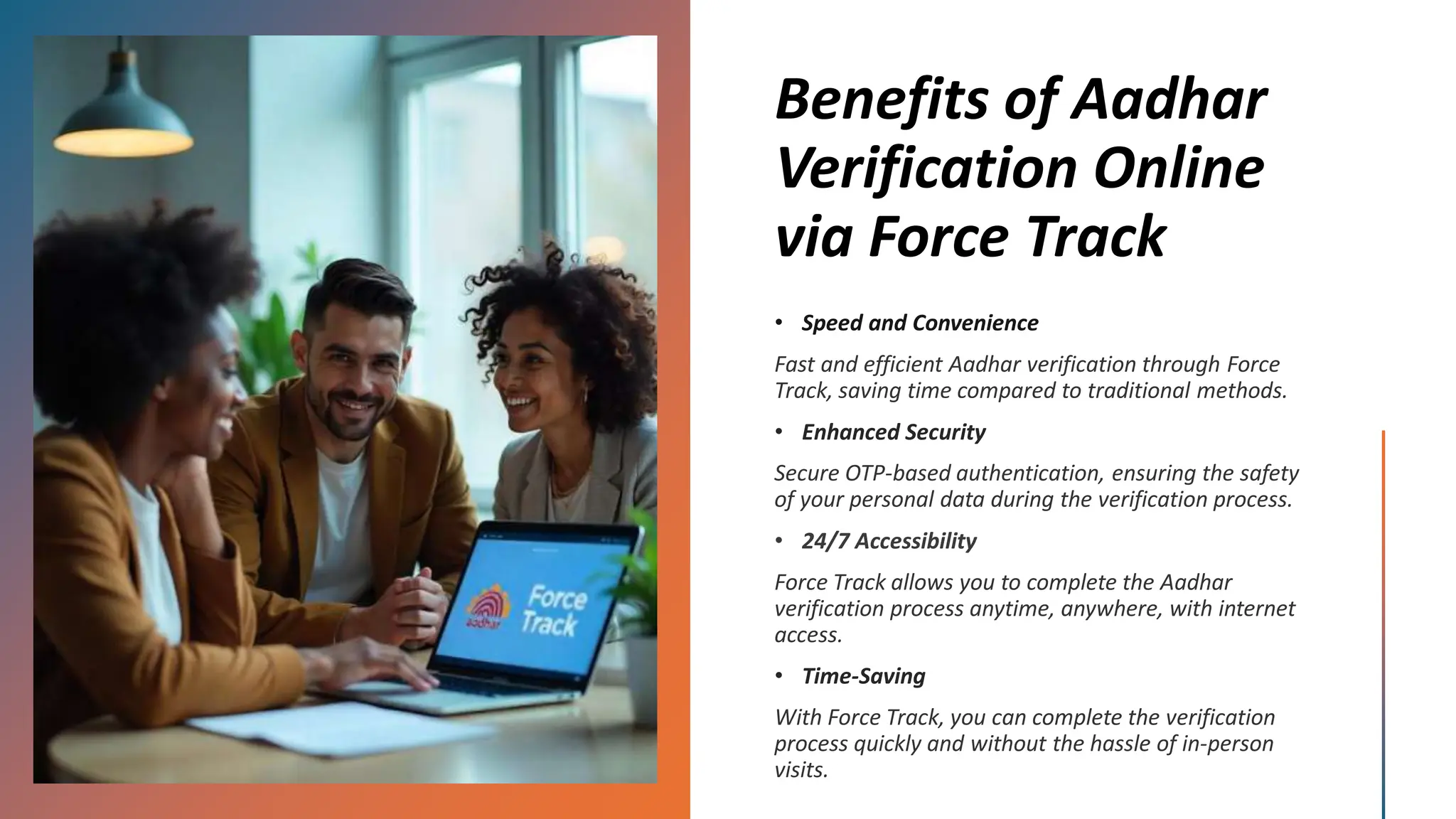 Aadhar Verification Online: Benefits and How to Use It | PPT