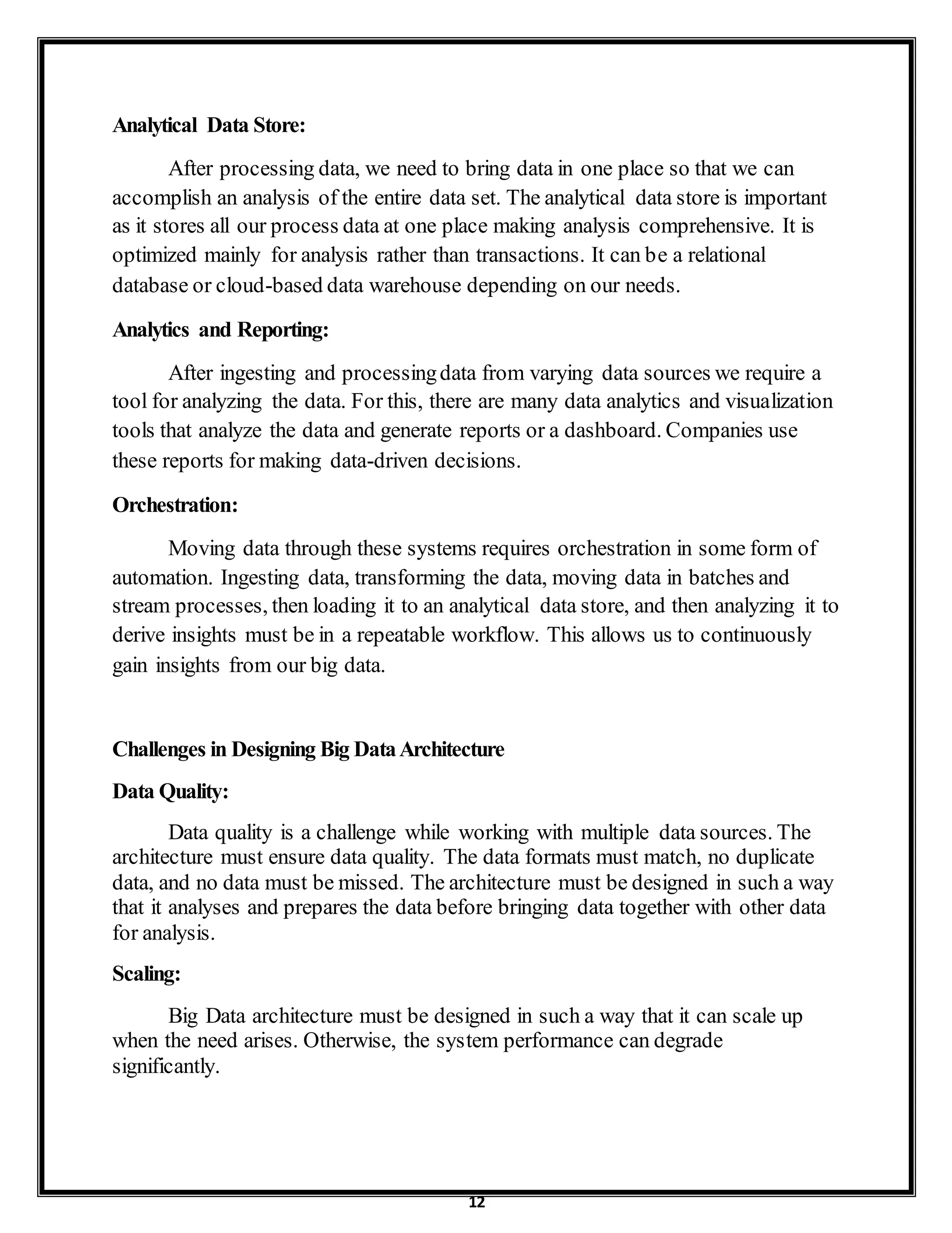 BIG DATA-Seminar Report | DOCX