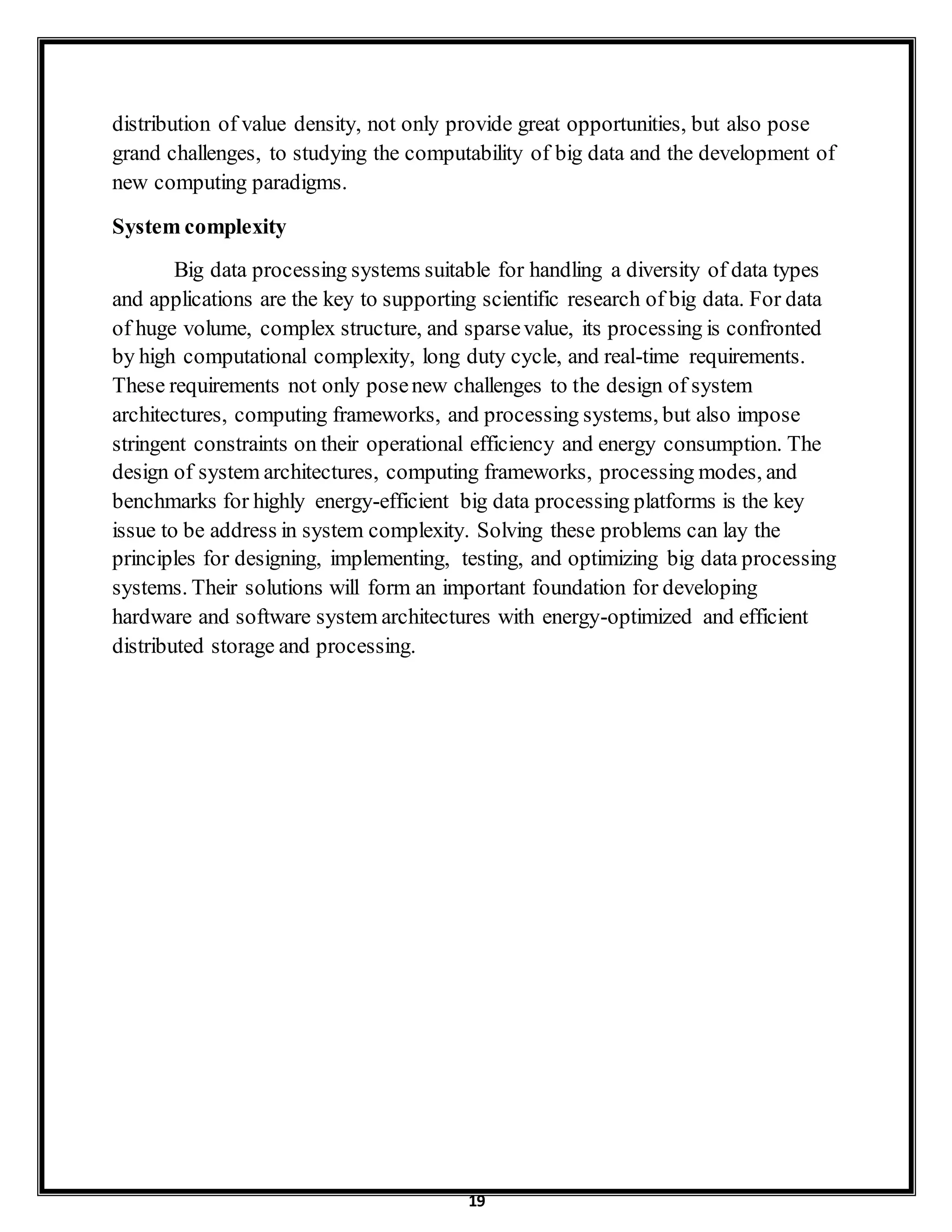 BIG DATA-Seminar Report | DOCX