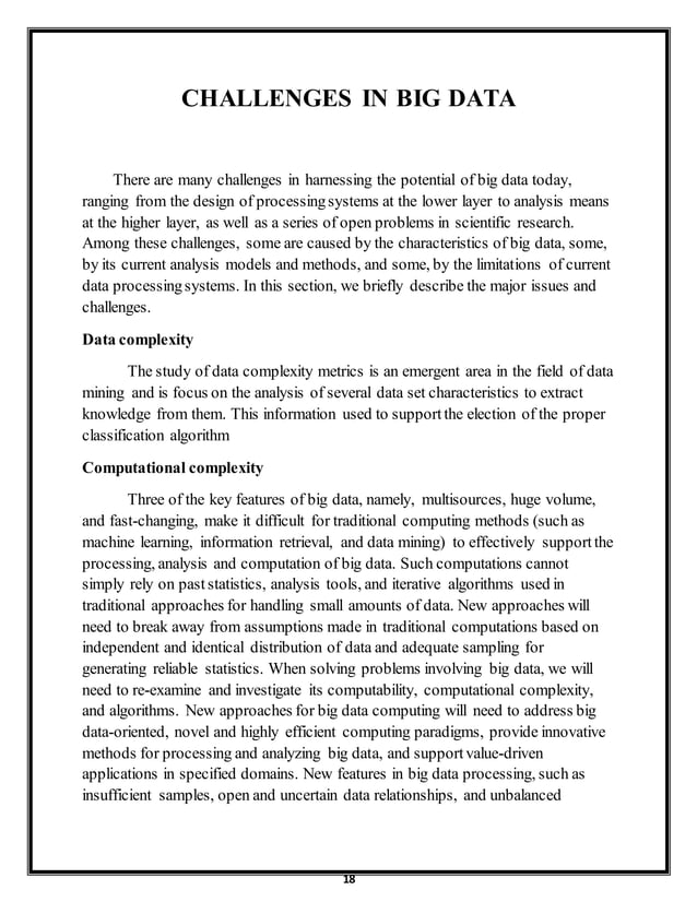 BIG DATA-Seminar Report | DOCX | Databases | Computer Software and ...