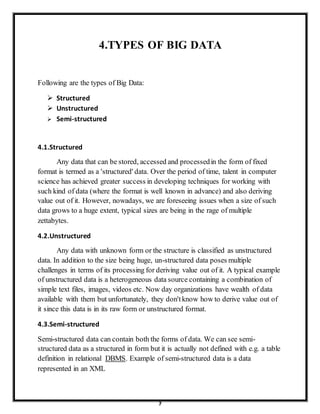 BIG DATA-Seminar Report | DOCX