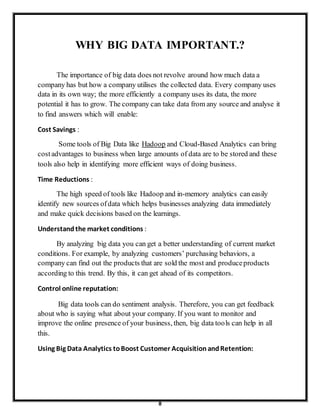 BIG DATA-Seminar Report | DOCX