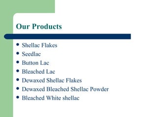 Aadhya shellac presentation | PPT | Chemistry | Science