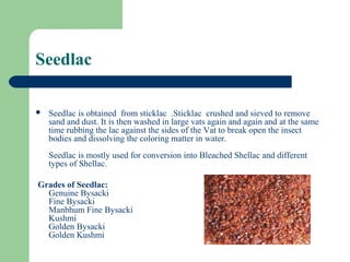 Aadhya shellac presentation | PPT | Chemistry | Science