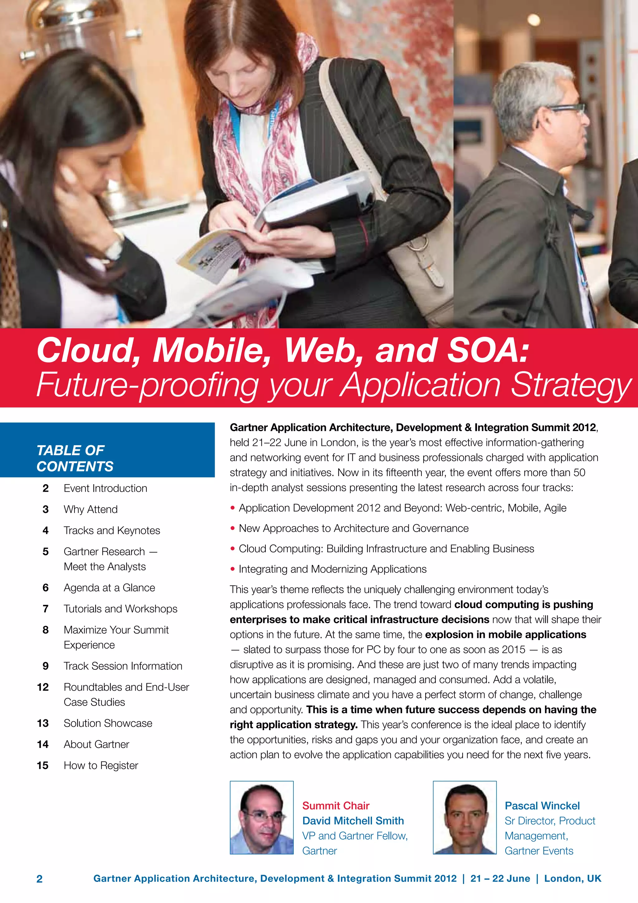 Application Architecture, Development & Integration Summit London 2012 - Brochure | PDF