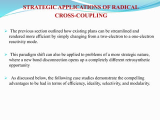 Radical retrosynthesis | PPT