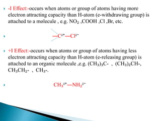 Electron Displacement Effect | PPTX
