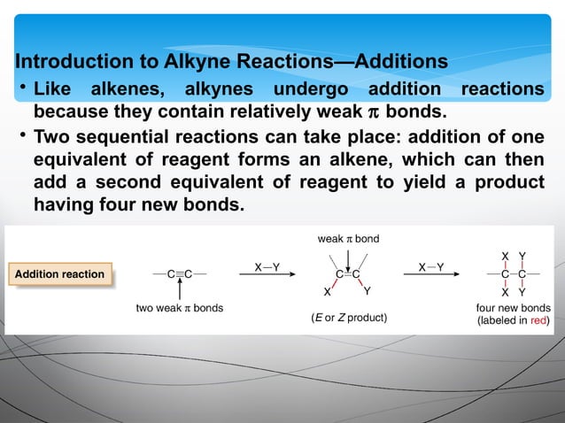 Alkynes | PPT | Chemistry | Science