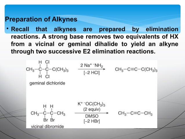 Alkynes | PPT | Chemistry | Science