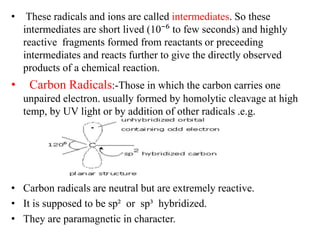 Reaction Intermediates | PPTX