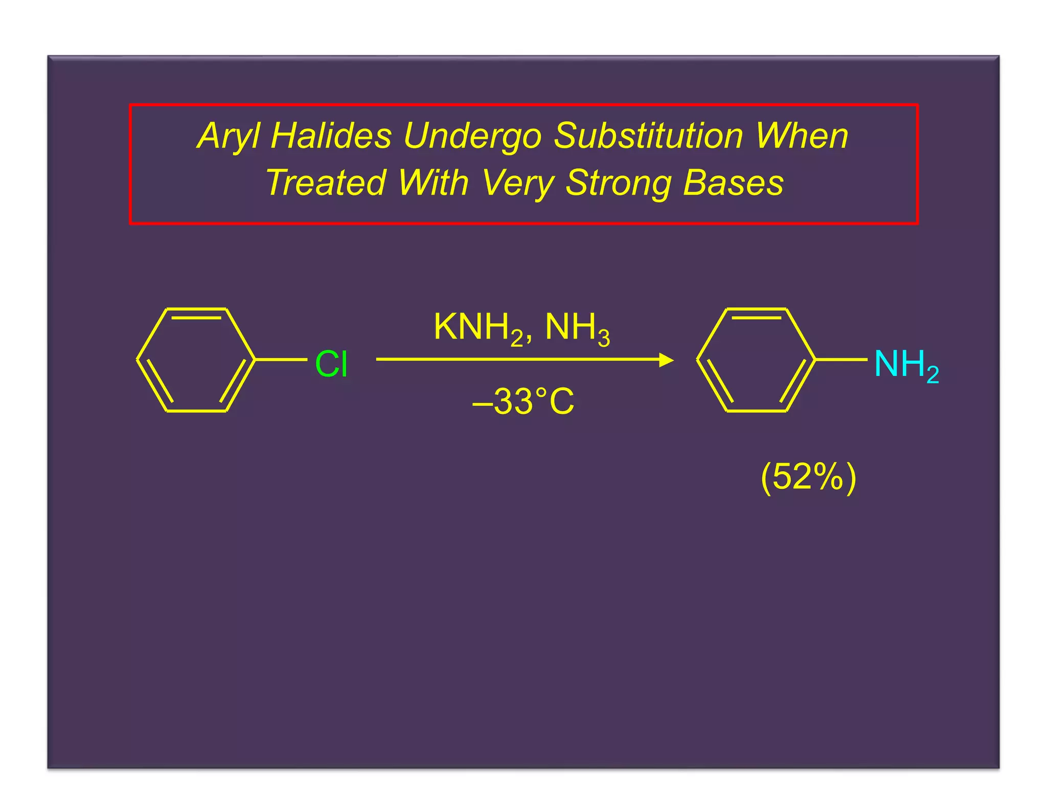 Nucleophilic Aromatic Substitution of Benzyne | PPTX