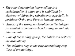 Nucleophilic Aromatic Substitution 1 | PPTX