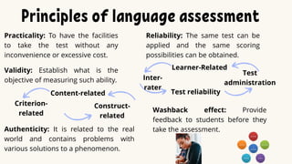 Principles of language assessment | PPT