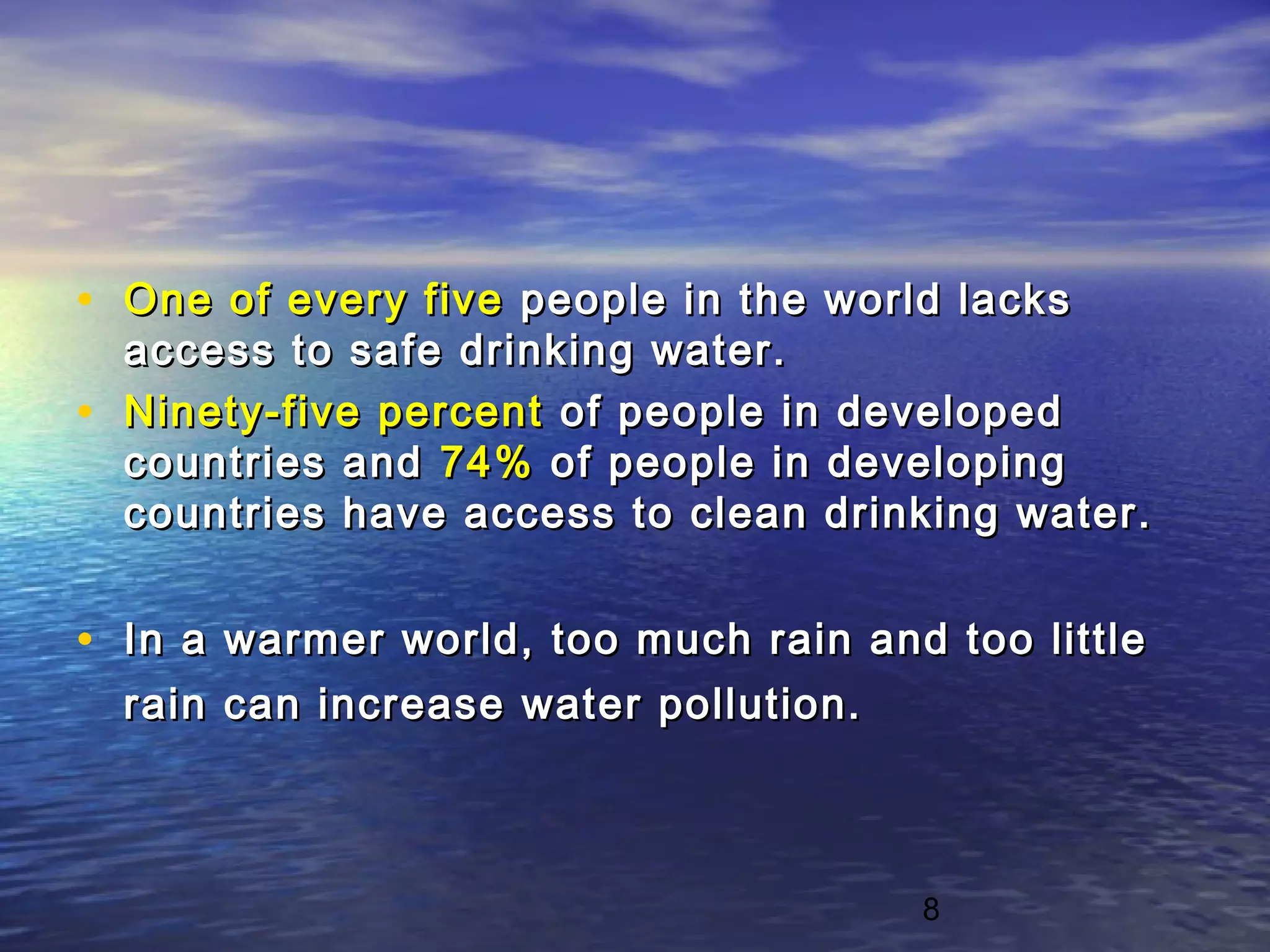 water and water pollution | PPT | Environmental Services Industry ...