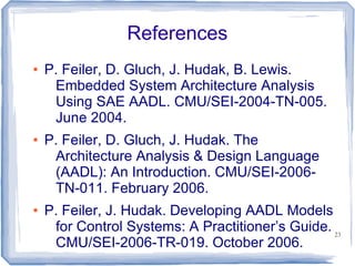 AADL Overview: Brief and Pointless | PPT