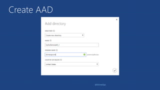 AAD with MVC App | PPT