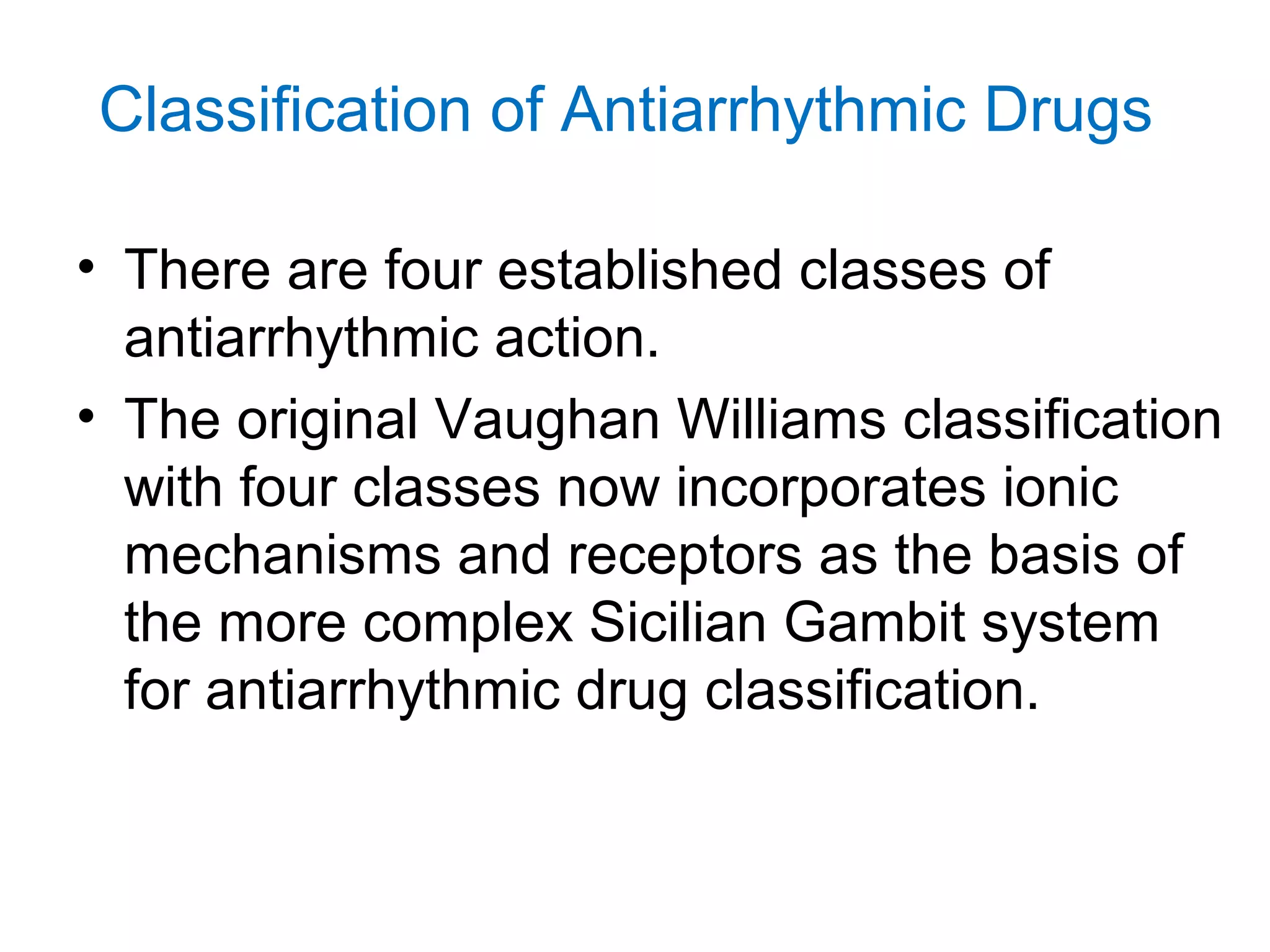 Antiarrhythmic Drugs | PPT