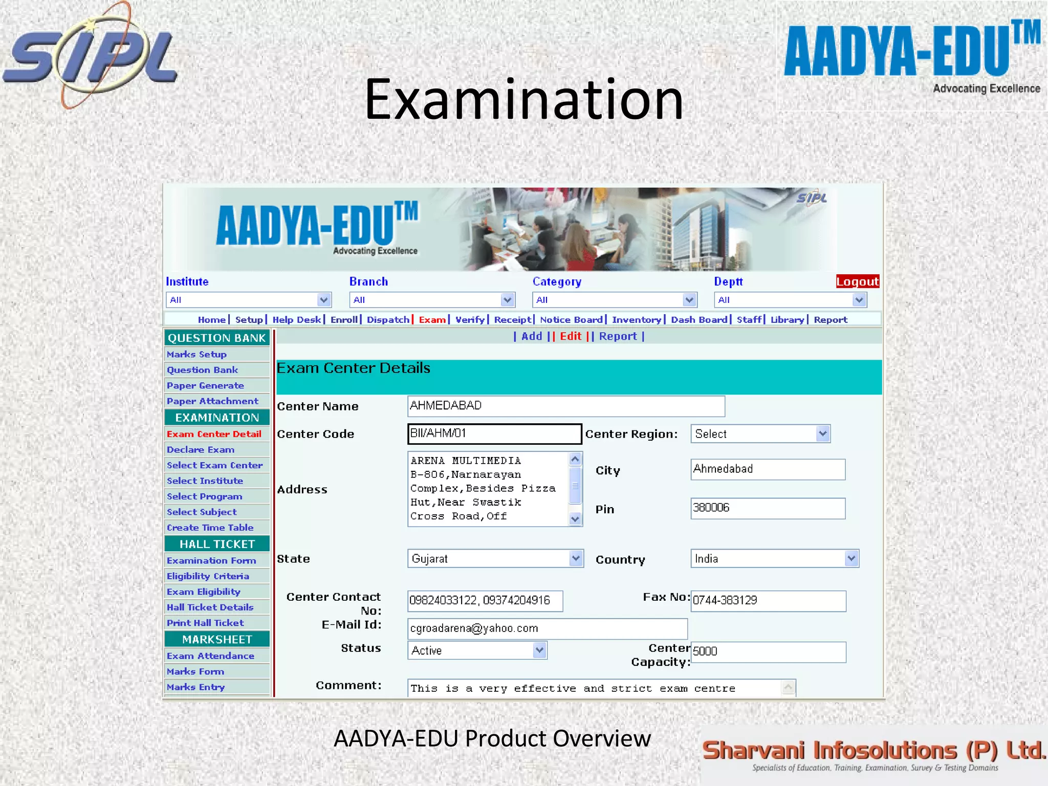 AADYA-EDU Succesful University Management ERP | PPT | Computing | Technology & Computing
