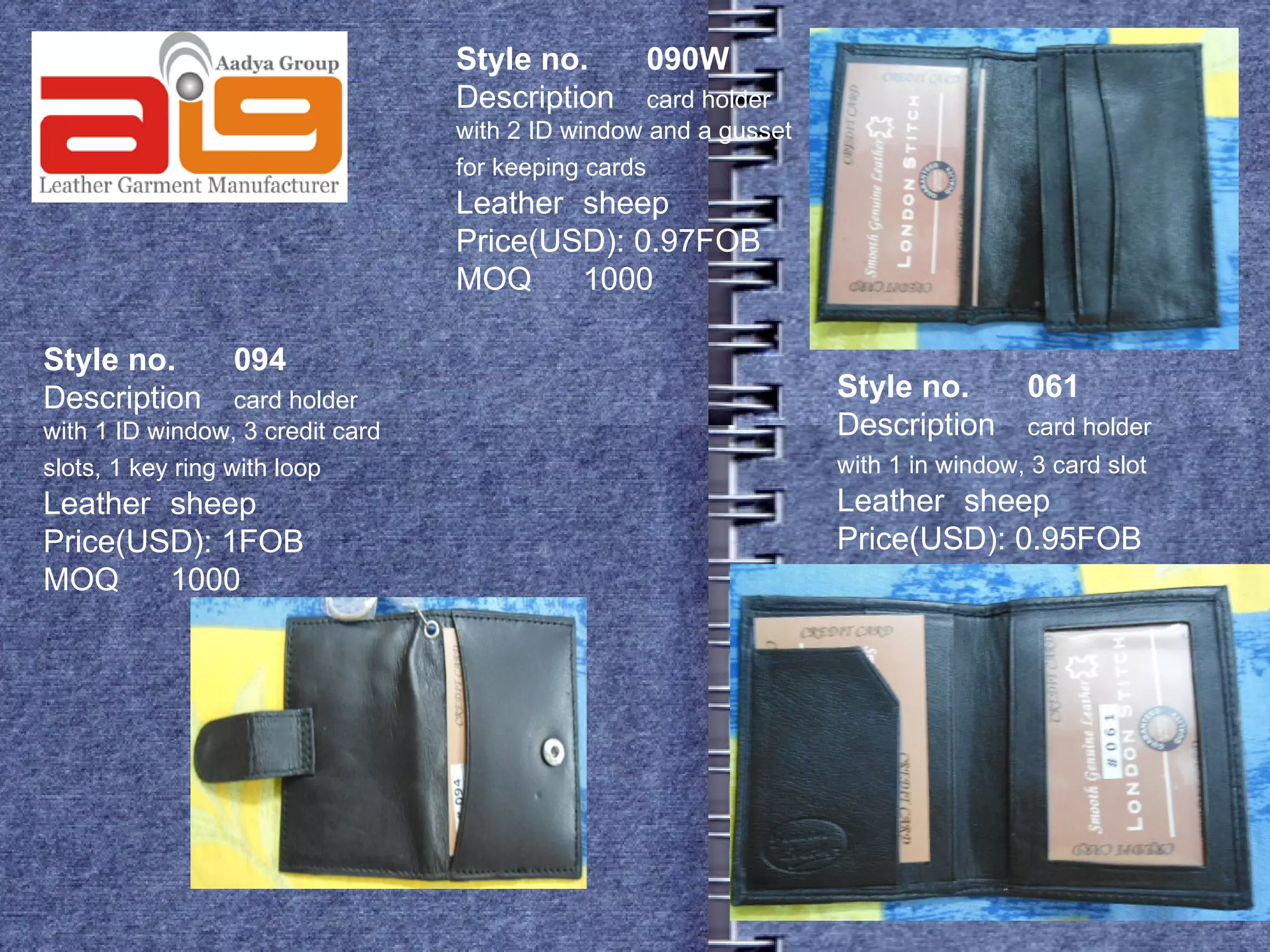 Leather jacket samples | PPT