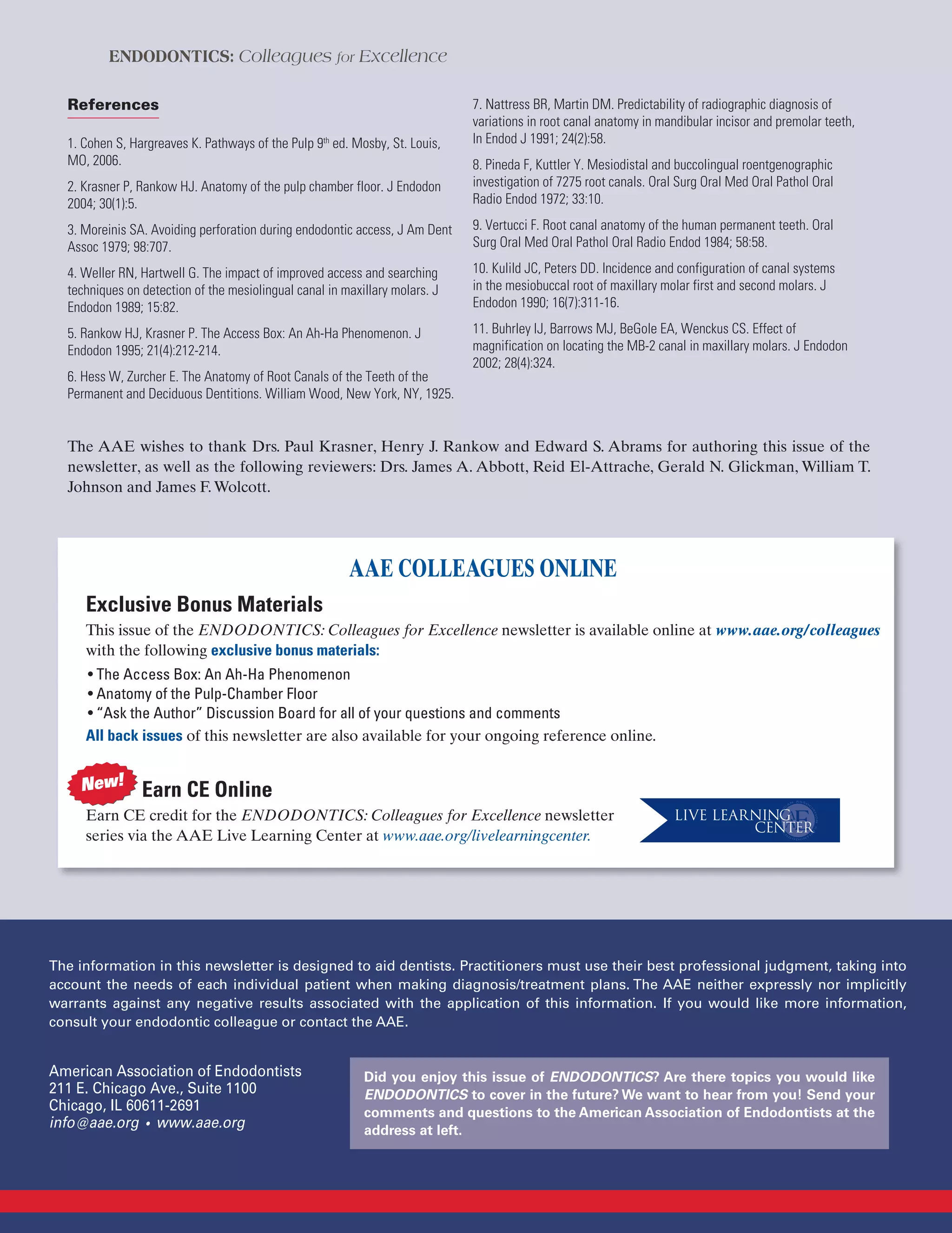 Endodontic Access Opening and Canal Location | PDF