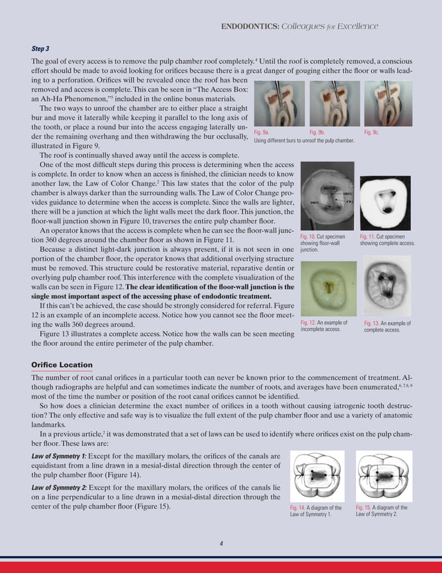 Endodontic Access Opening and Canal Location | PDF