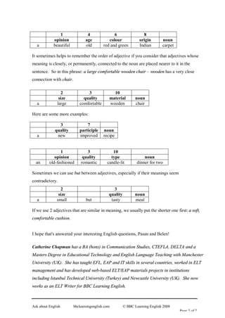 Aae 08 prog6_adjectives | PDF