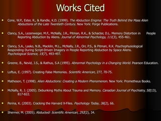 Leslie Handy: Alien Abduction | PPT