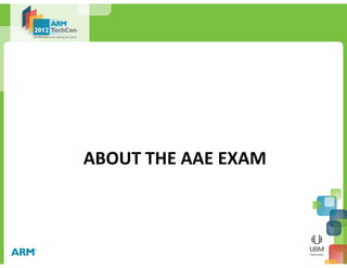 ARM AAE - Introduction | PDF