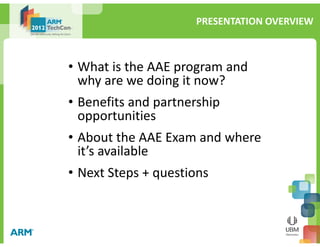 ARM AAE - Introduction | PDF