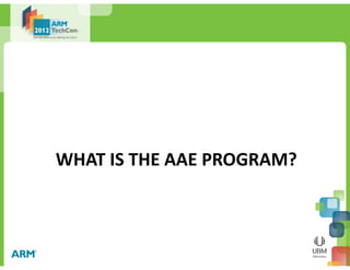 ARM AAE - Introduction | PDF