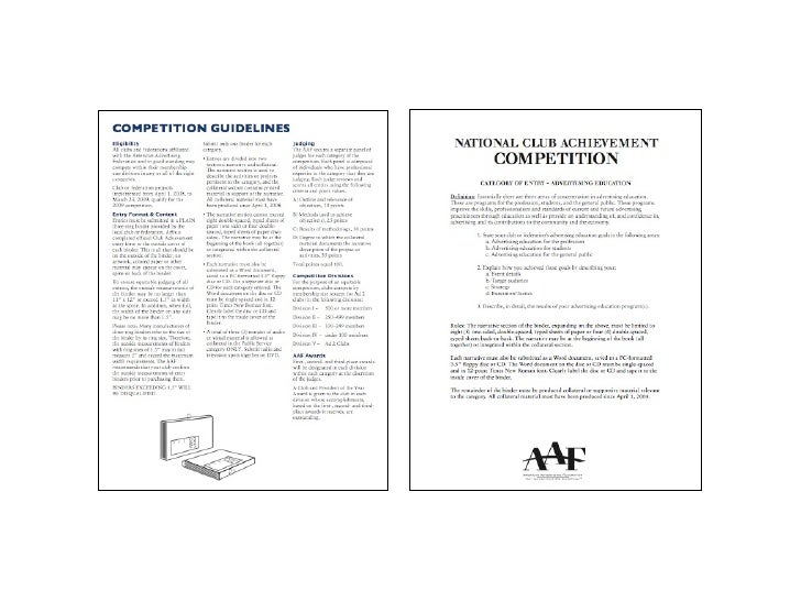 AAF Club Achievement Competition