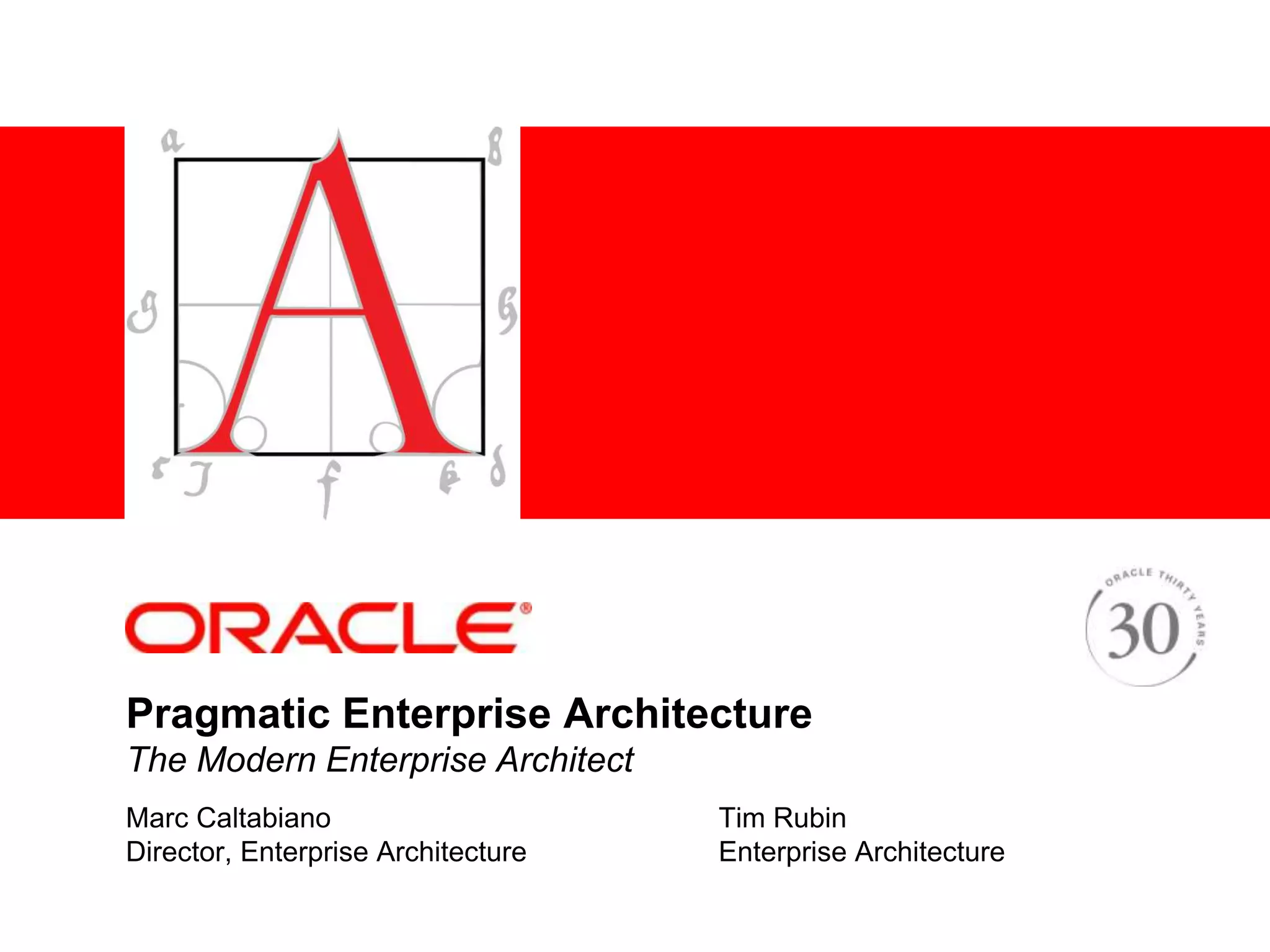 AAF Pragmatic Enterprise Architecture | PPT