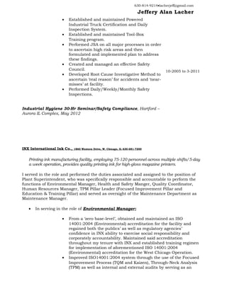 Jeffery_Alan_Lacher_Resume1 | DOC | Environmental Services Industry ...