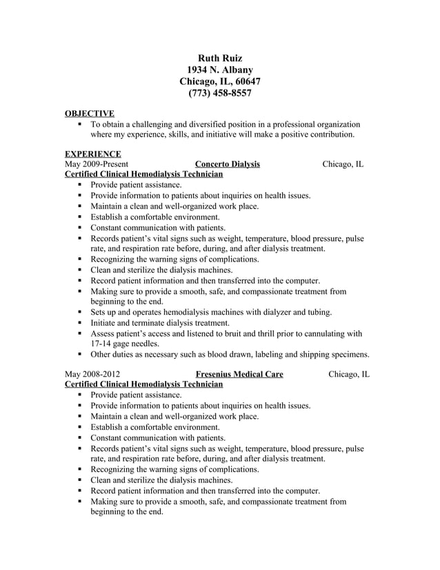 Ruth Ruiz resume | PDF