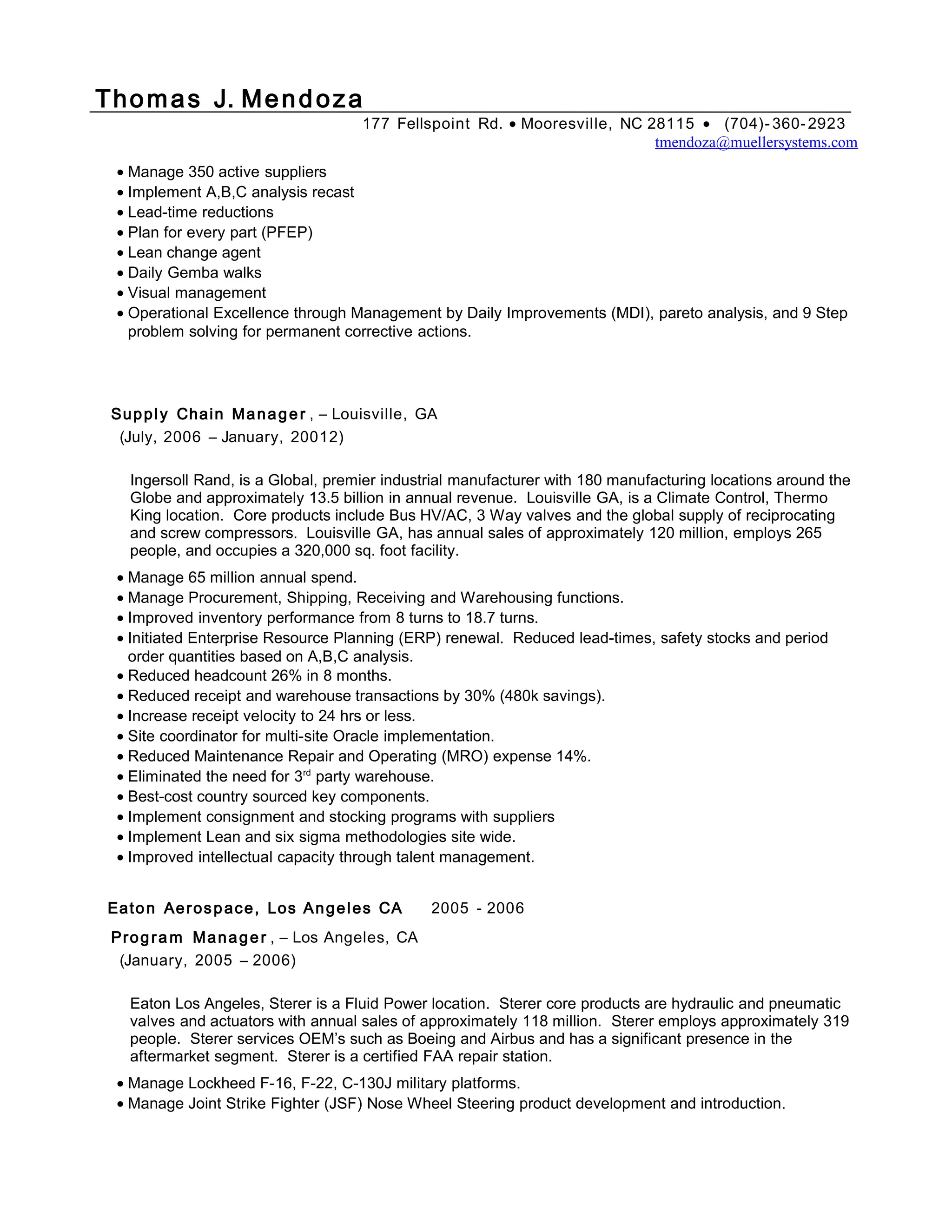 Tom resume 2016 | PDF