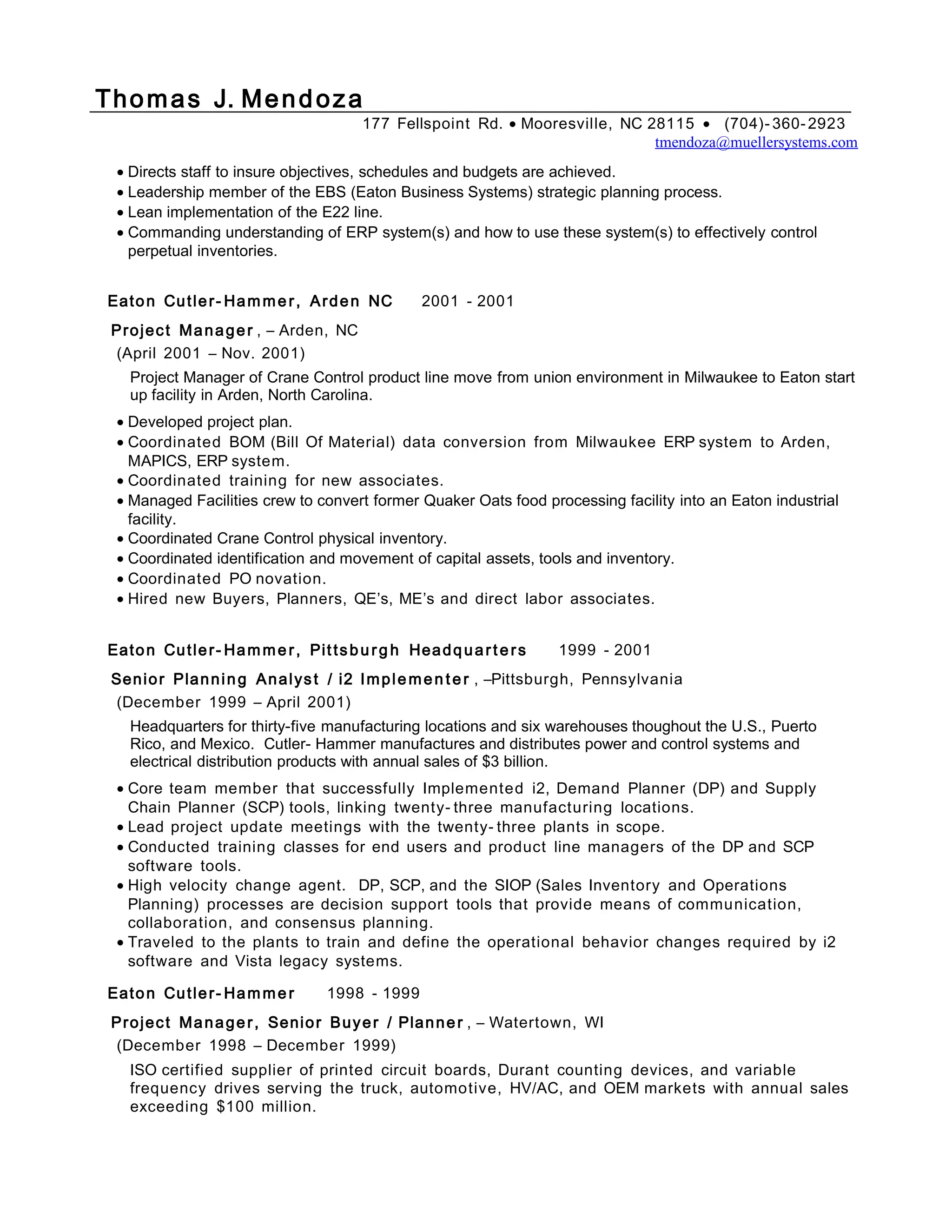 Tom resume 2016 | PDF