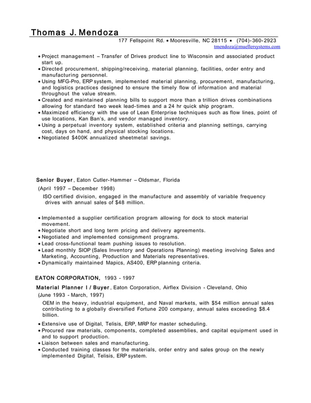 Tom resume 2016 | PDF